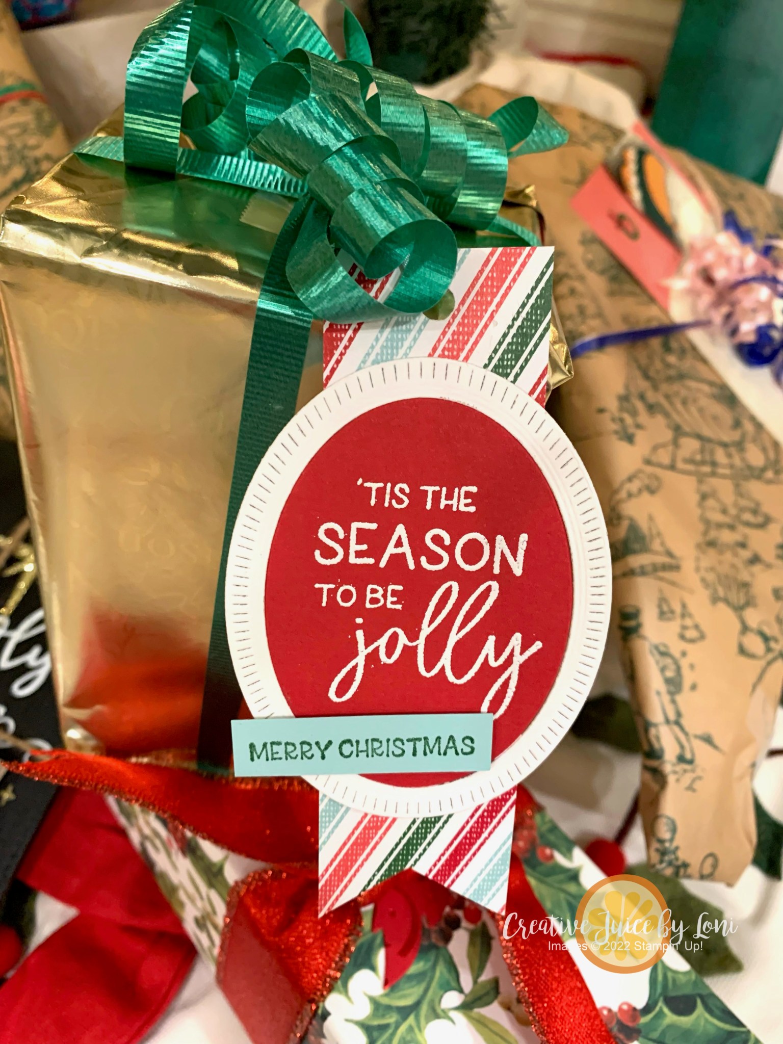 New at SU! – Framed & Festive Tags – Creative Juice by Loni