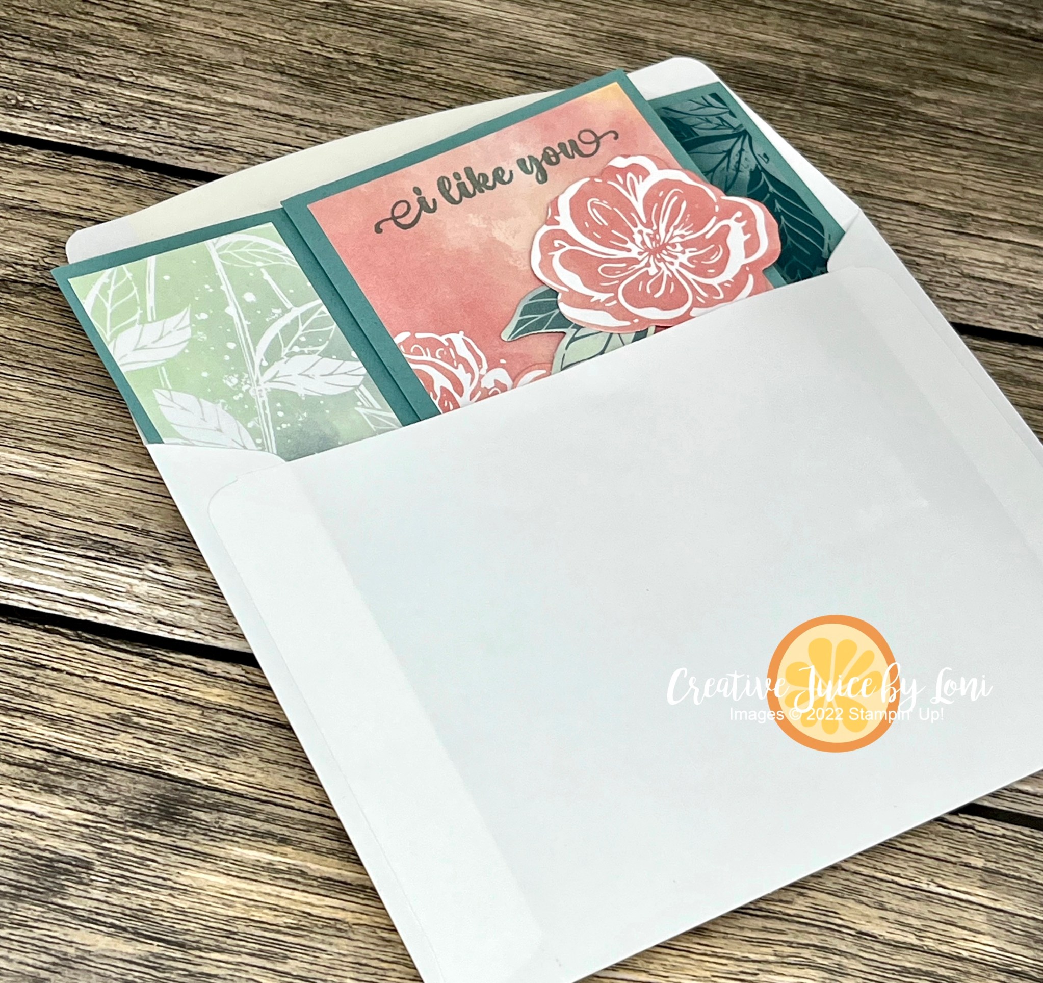 Pinwheel Tower Card – Creative Juice by Loni