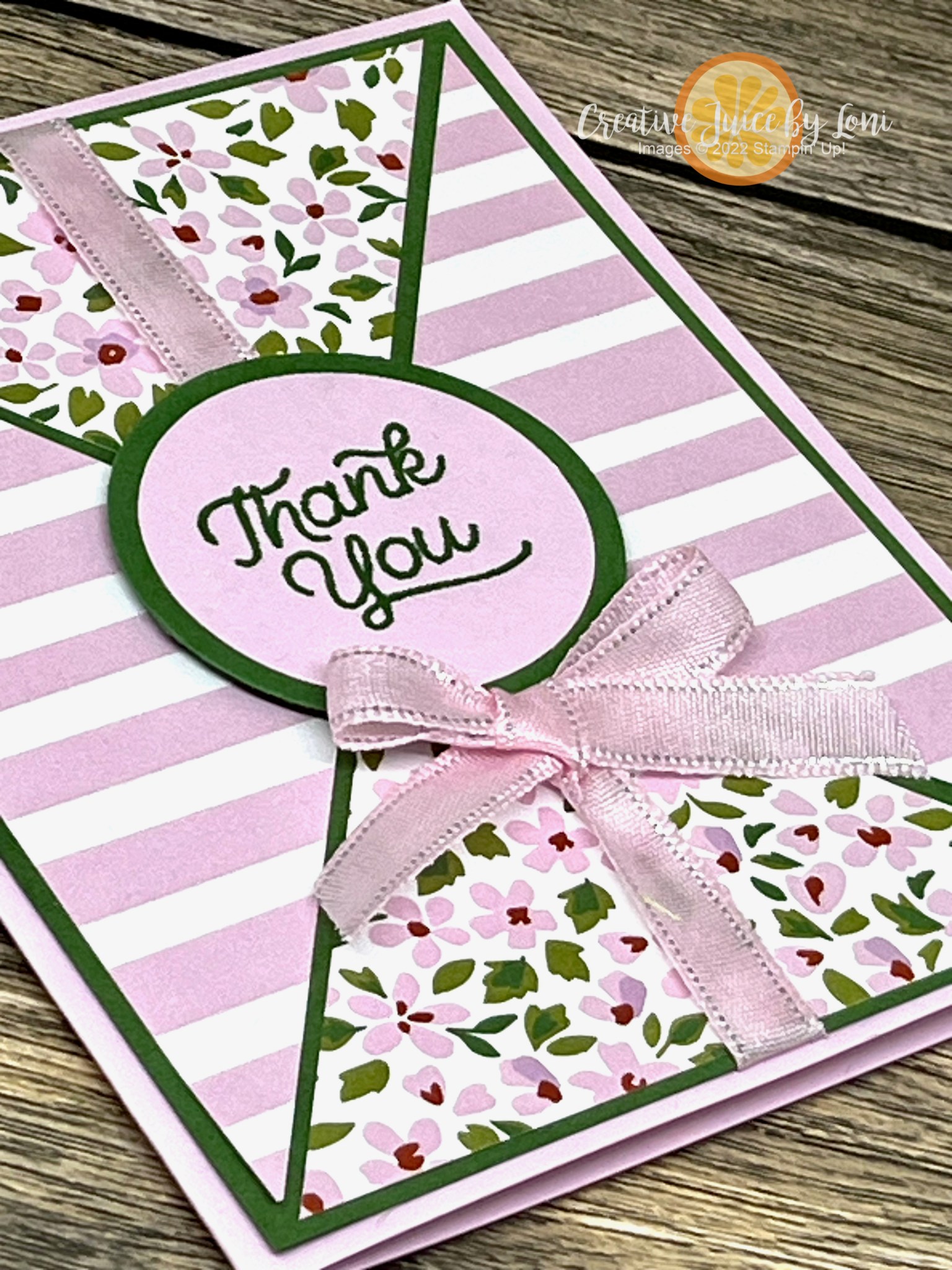 Diagonal Cut Card: Show BOTH Sides of the Paper! – Creative Juice by Loni