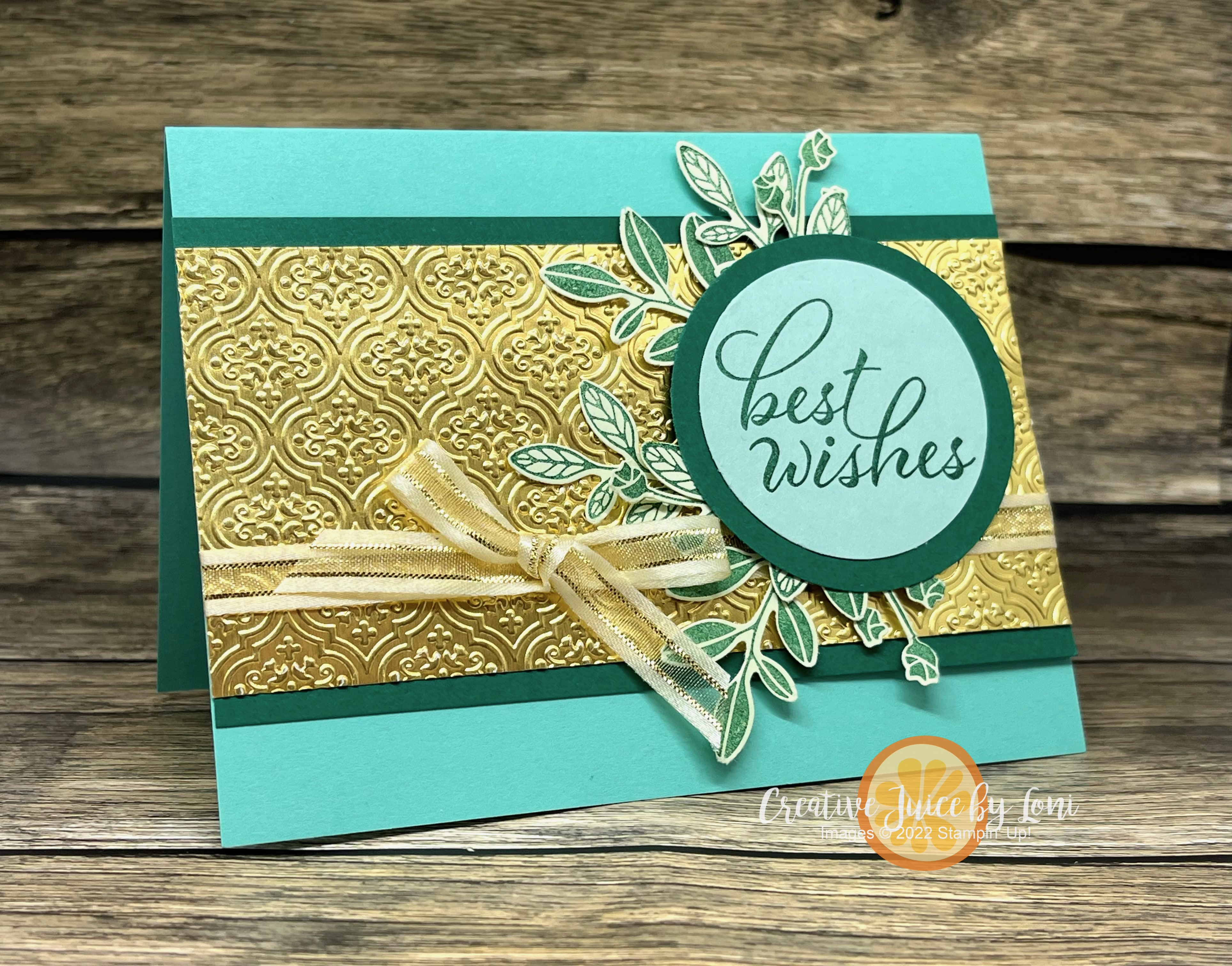 The LUXE of Embossed Foil – Creative Juice by Loni