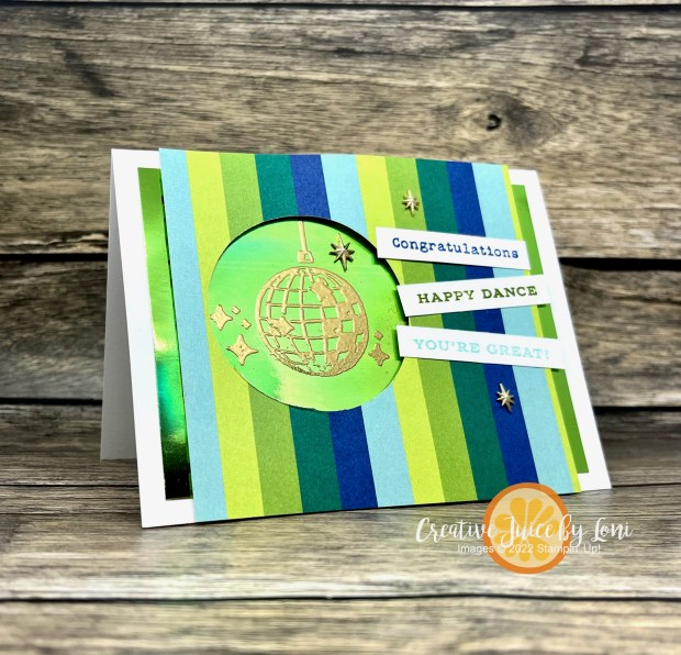 Disco Ball Congrats Card – Creative Juice by Loni