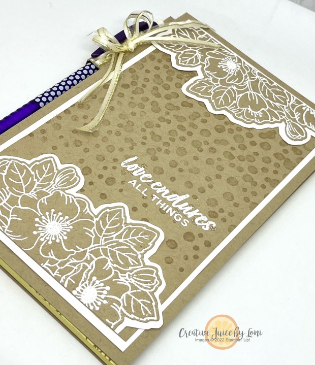 New at SU! Enduring Beauty Notebook Cover – Creative Juice by Loni