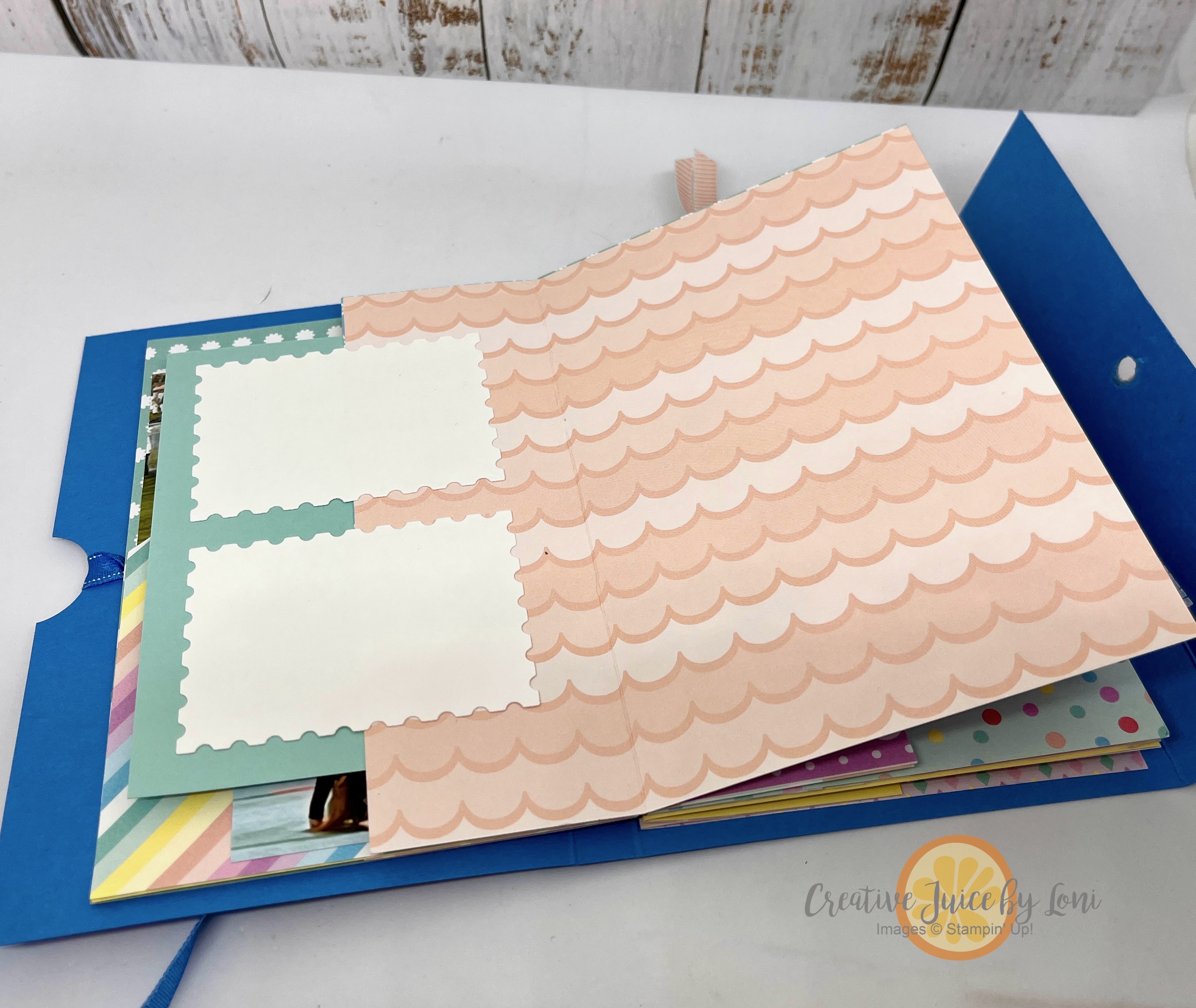New at SU!- CASEing Karen’s Mini Album – Creative Juice by Loni