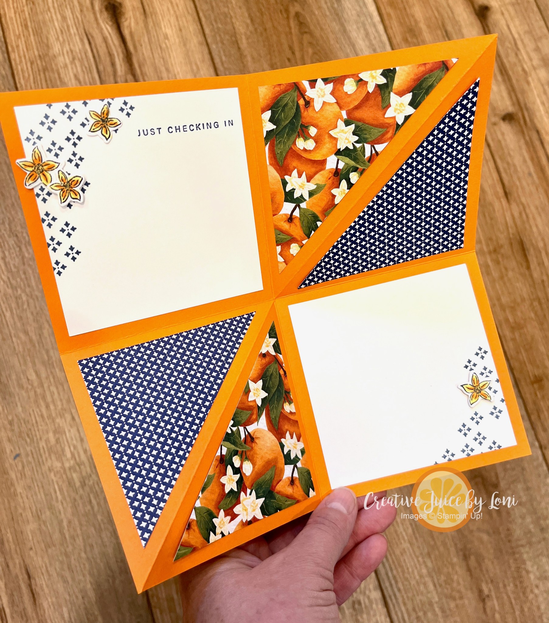 Squash Fun-Fold Card – Creative Juice by Loni