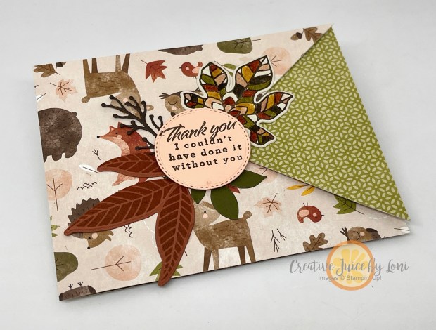 Diagonal-Lock Fun-Fold Card – Creative Juice by Loni
