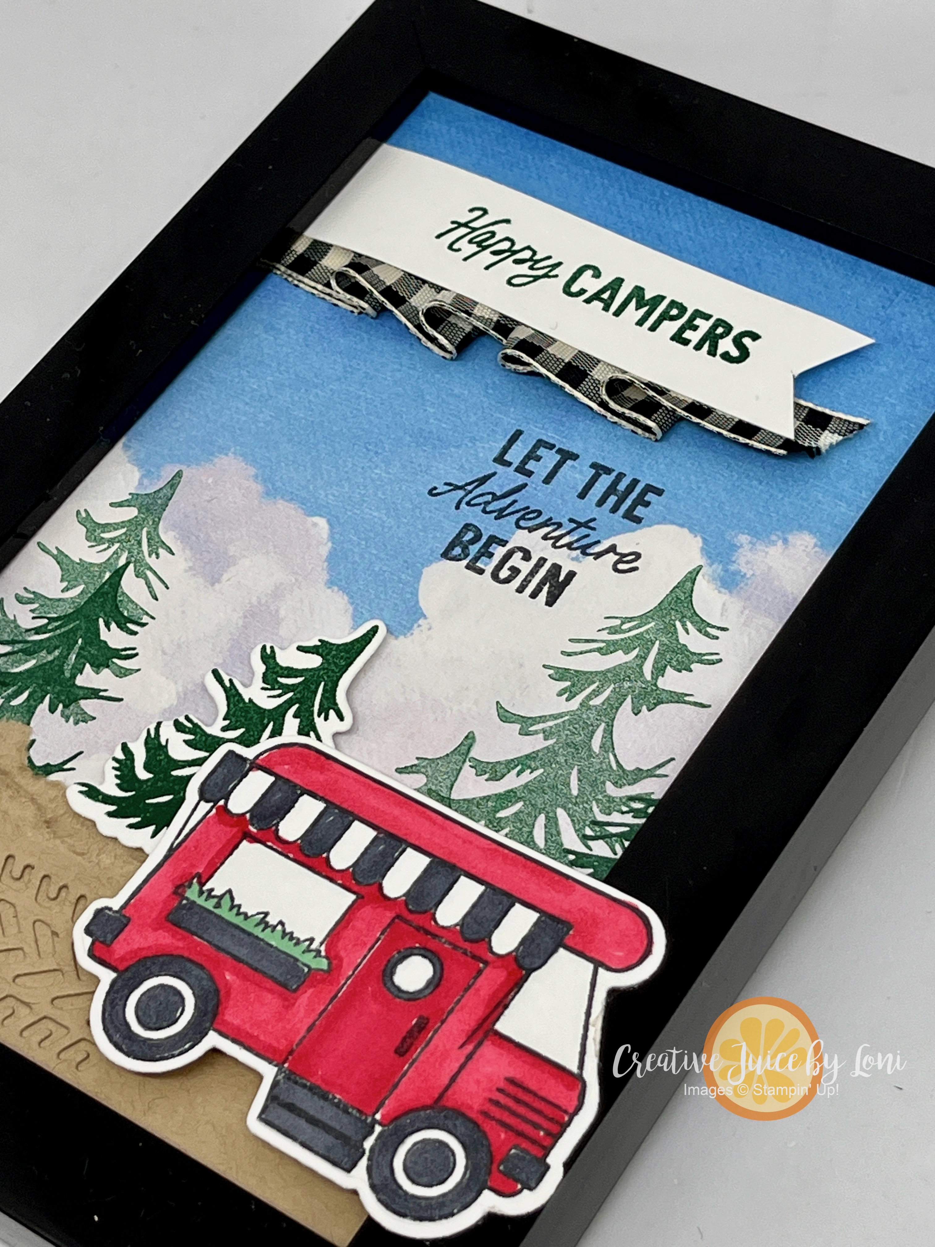 Adding Ribbon to a Handmade Card & Paper Share! – Creative Juice by Loni