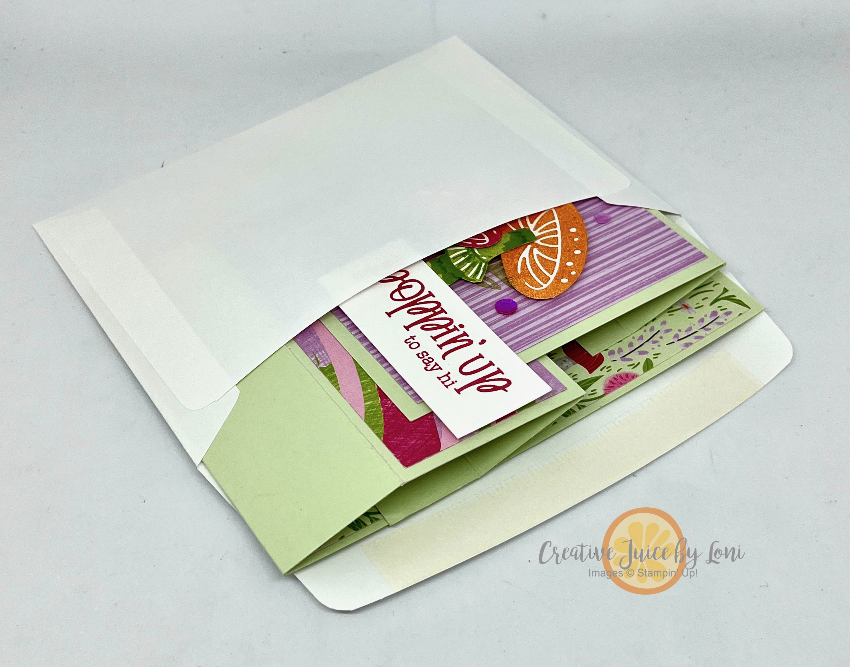 Toadstools on a Front-Step Pop-Up Card – Creative Juice by Loni