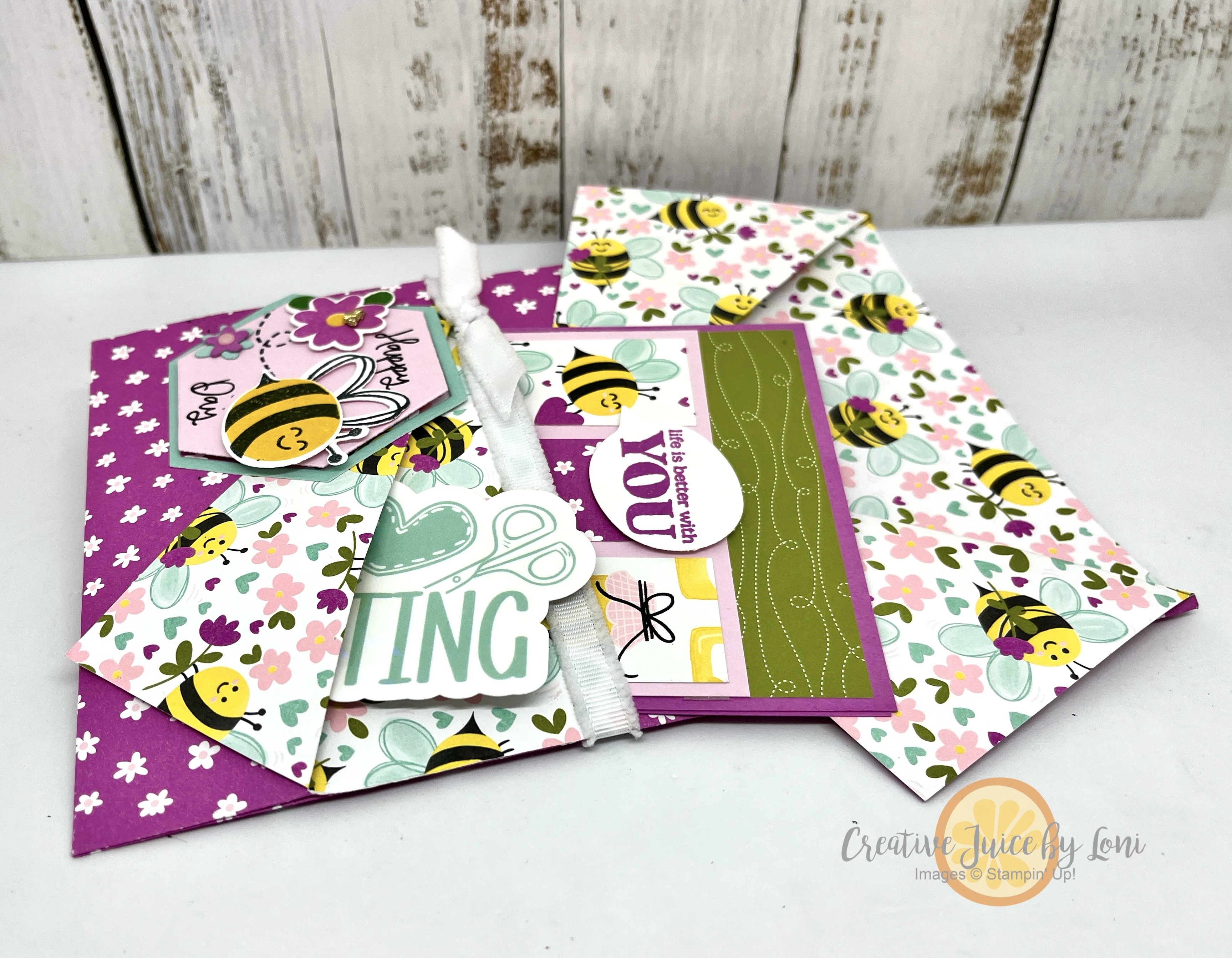 Loaded Envelope for a Happy Bee-Day – Creative Juice by Loni