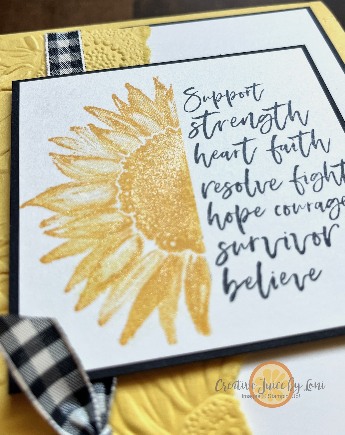 Facing the Sun with Love & Courage – Creative Juice by Loni